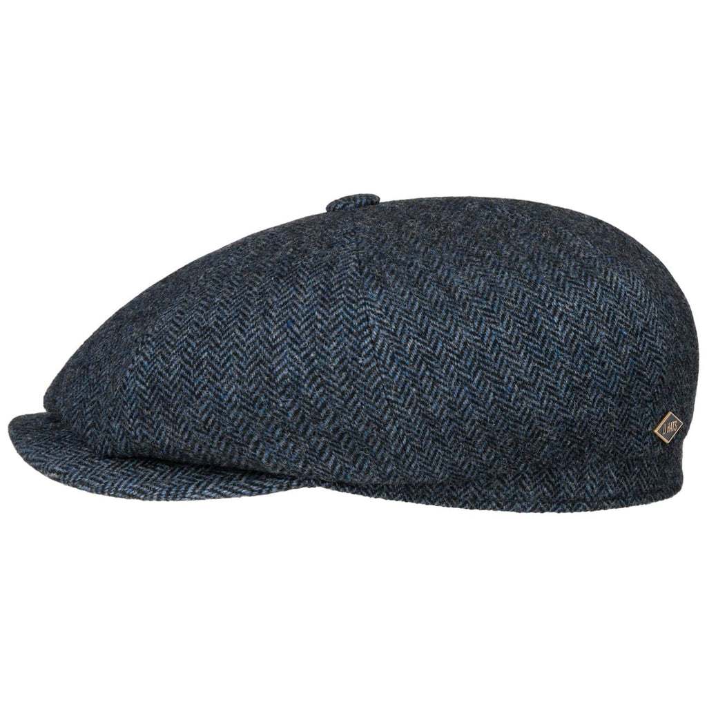 Eight Panel Cap Wool Herringbone